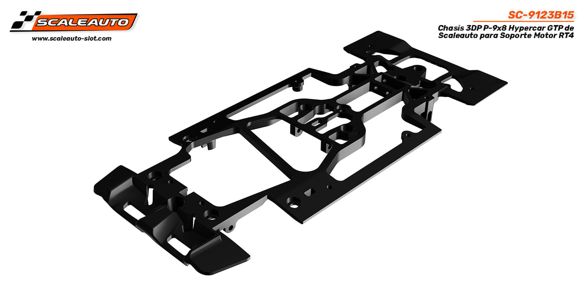 Scaleauto SC-9123B15 Peugeot 9x8 Hypercar 3DP Chassis for RT4 Motor Mo