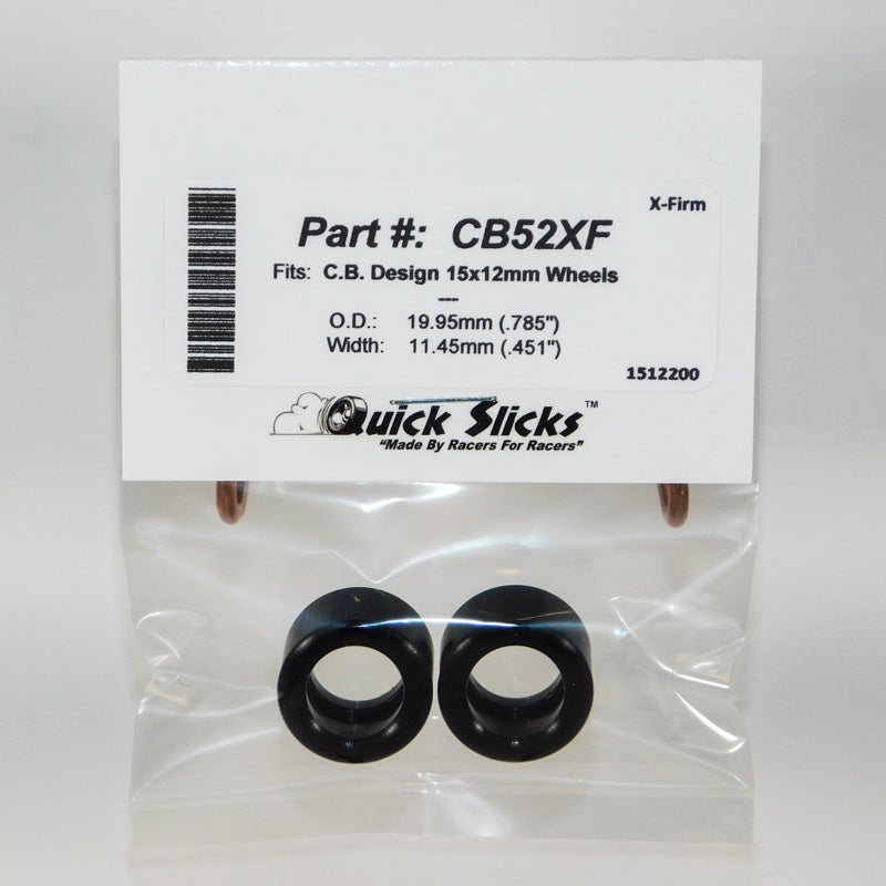 CB52XF Quick Slicks Silicone Tires, X-Firm