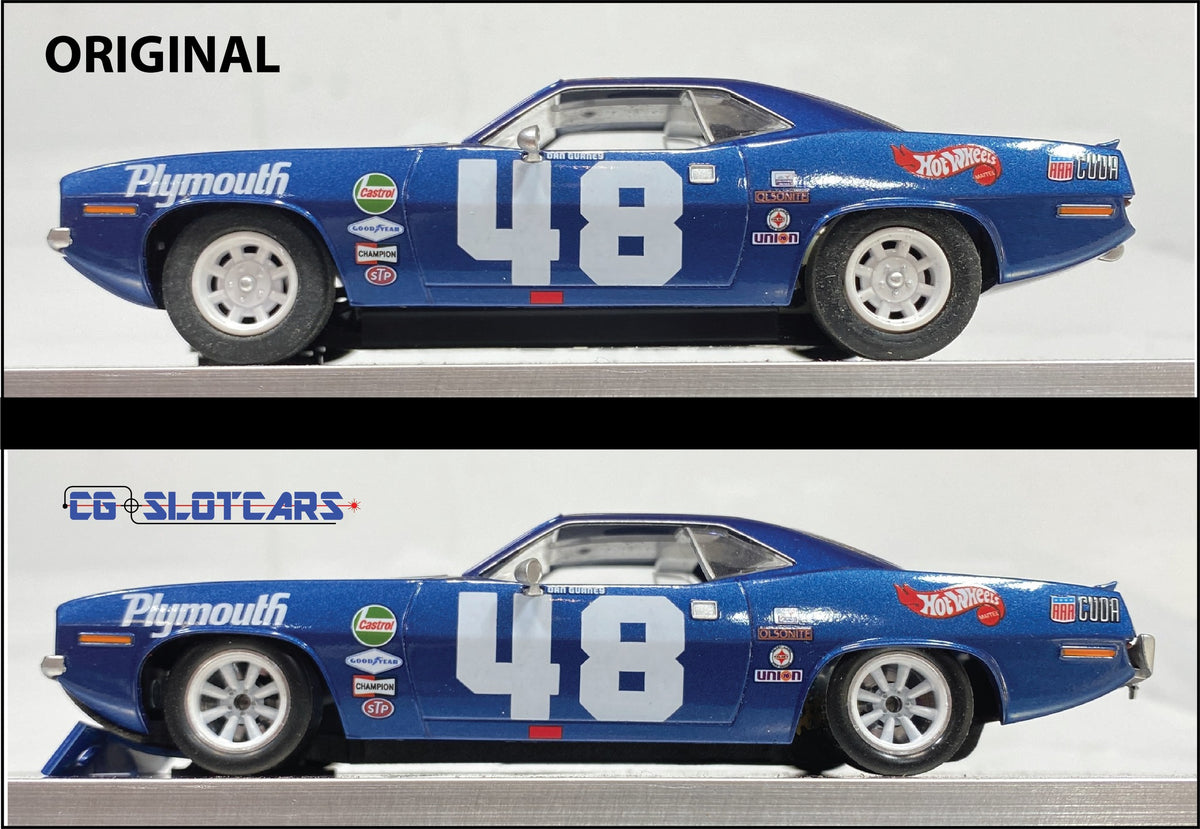 CG Slotcars CG3DC001 Scalextric Barracuda 3D Chassis