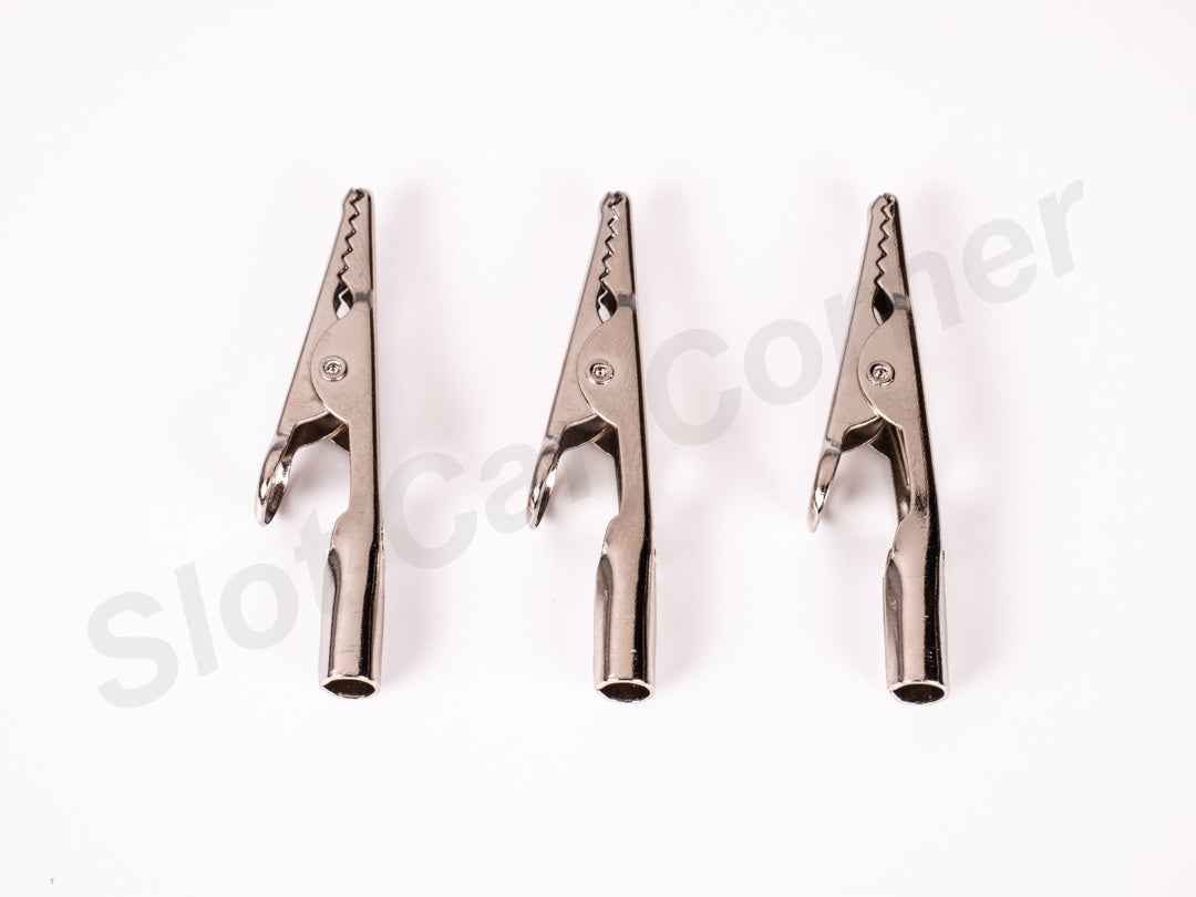 Alligator Clips, Steel (Pkg. of 3)