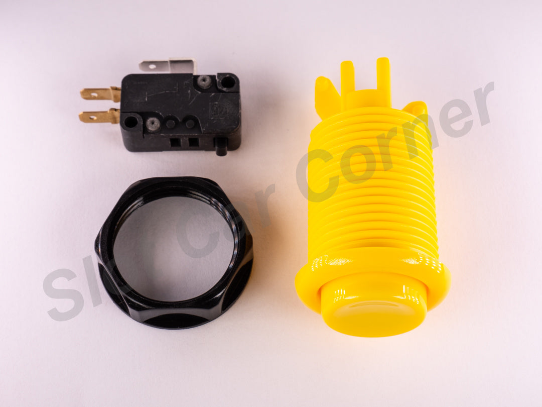 Track Call Button, Panel Mount, Yellow